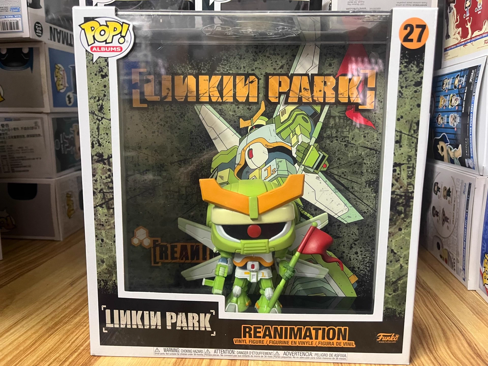 ! Albums Linkin Park Reanimation №27, виниловая коллекционная фигурка (альбомная тематика)