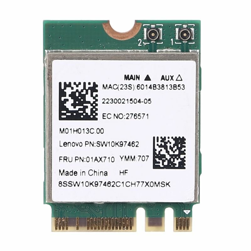 Беспроводной модем, Двухдиапазонная сетевая карта Lenovo E470 AC Bluetooth 4.2 RTL8821CE