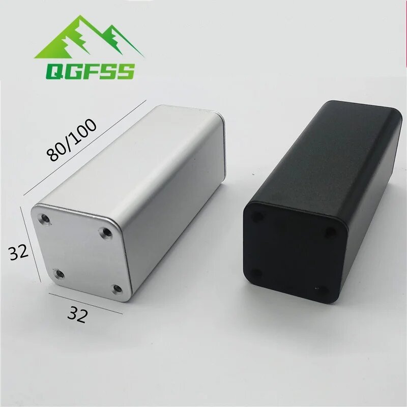 Алюминиевая распределительная коробка 100x32x32mm-Black