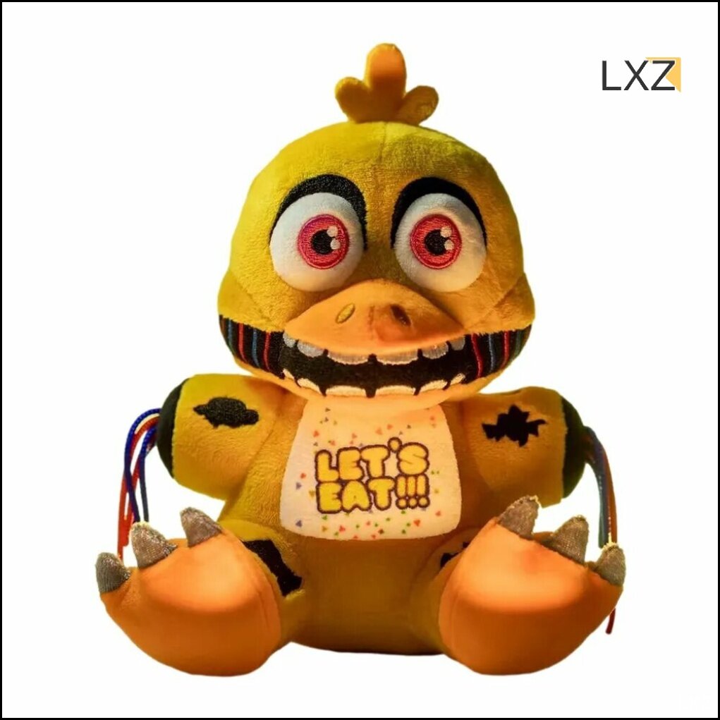 Эксклюзивный плюшевый прототип Рокстар Чика из FNAF 6, габариты 20x14x6 см