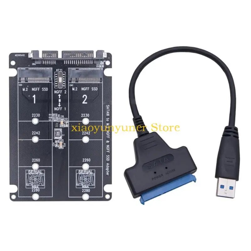 Адаптер SATA to M.2 NGFF SSD 2.5" с кабелем USB