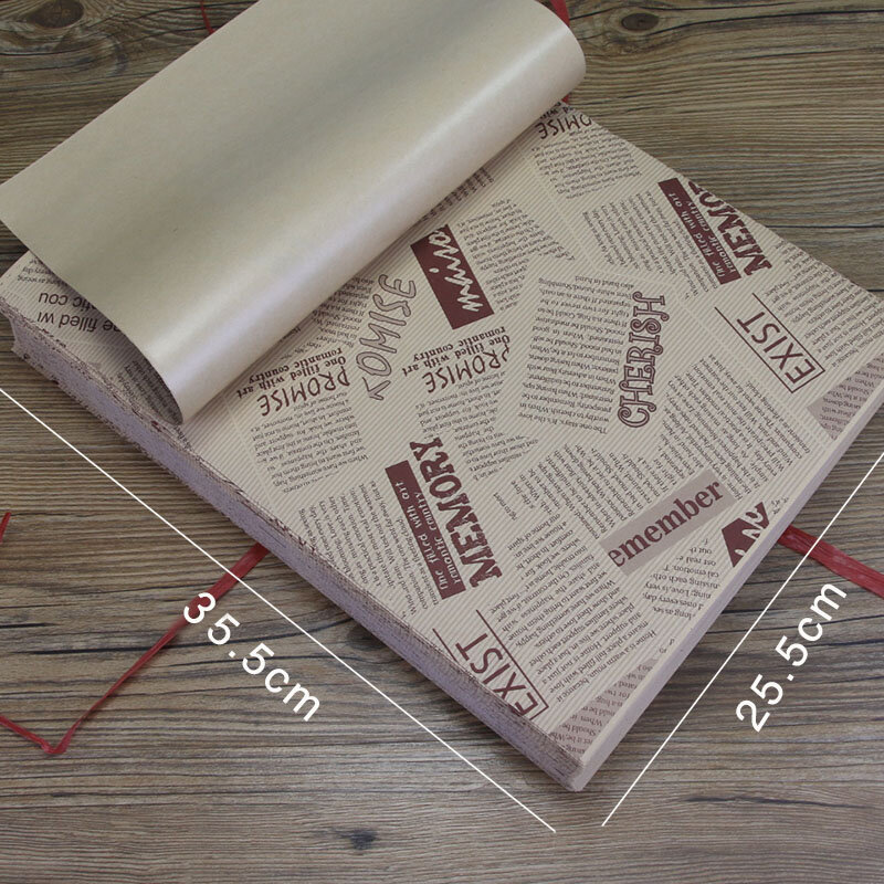 Поднос из бумаги, обеденная тарелка, одноразовая подложка, универсальная маслостойкая подложка для еды, подложка для тостов, 600 листов