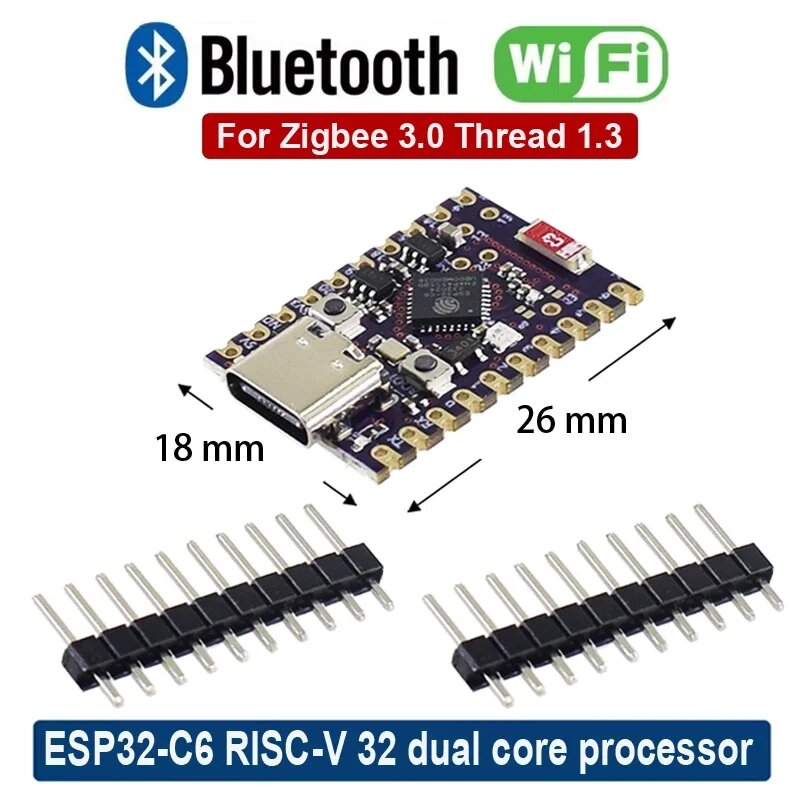 Модуль ESP32-C3 SuperMini WiFi Bluetooth ESP32 C6