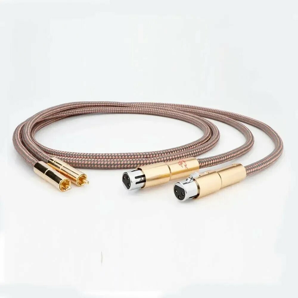 Аудиокабель, 1 м, прозрачный