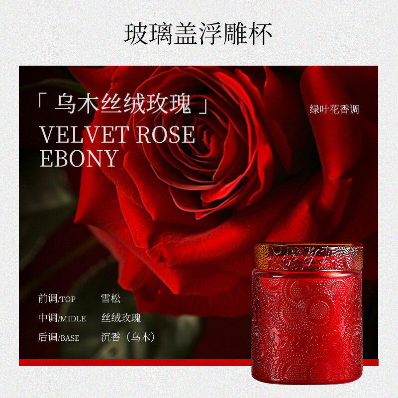 Ароматическая свеча DIY, узорная свеча, стеклянная чаша, рельефная, прозрачная, бездымная, ароматическая, декоративная свеча, подсвечник