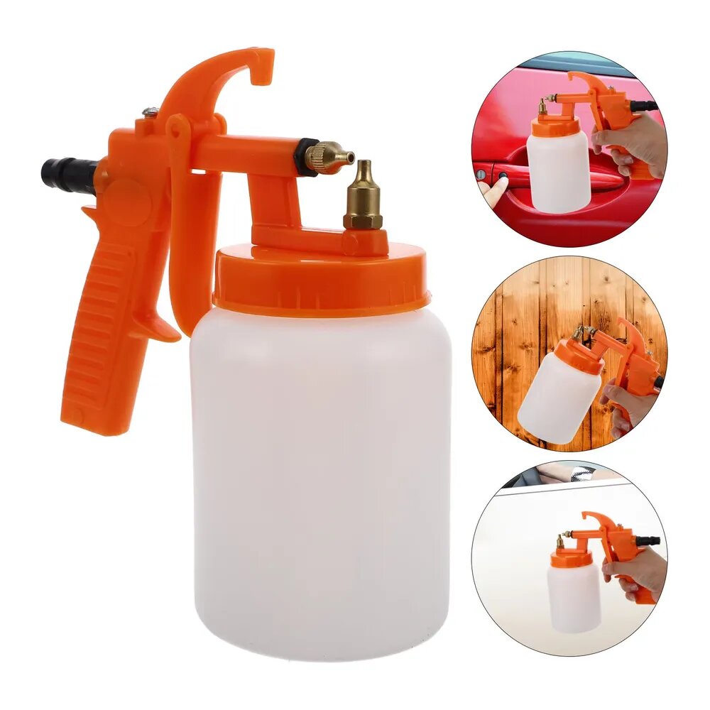 Окрашивание, Пневматический Пульверизатор, Из Пластика И Металла, Для Интерьеров И Экстерьеров, 1 Комплект