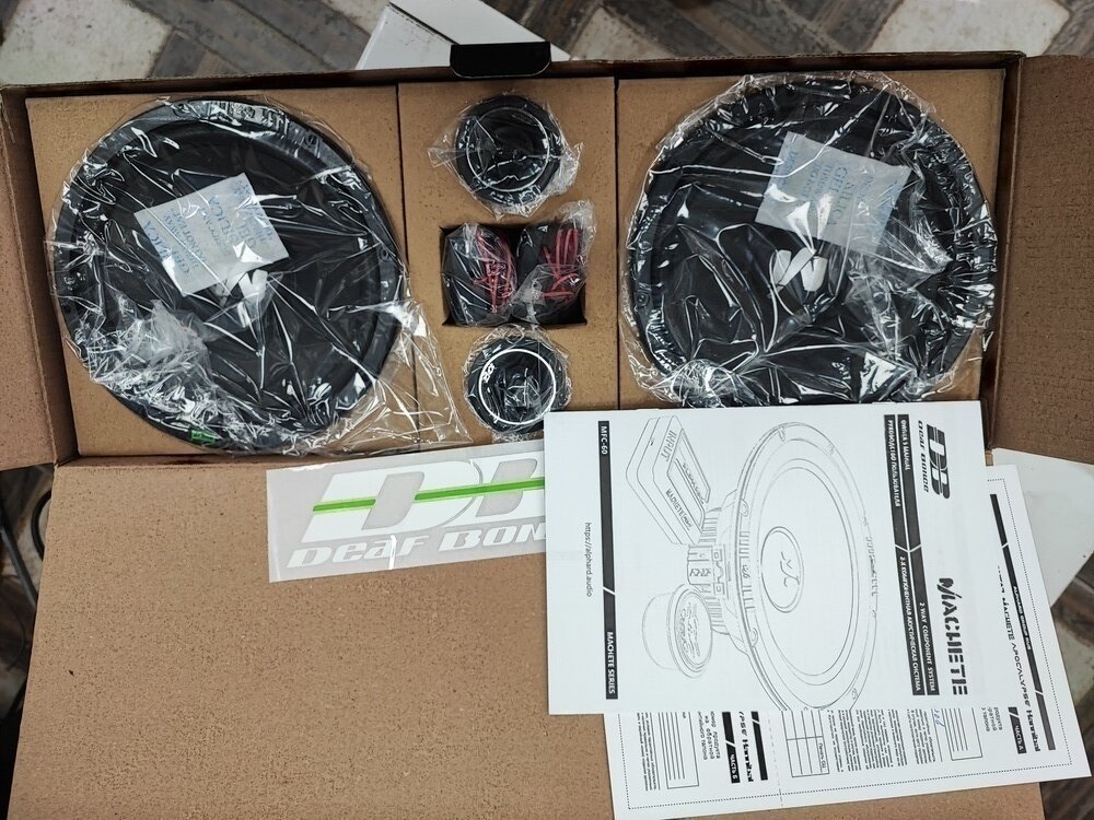 Автоакустика передняя Machete MFC-60 б/у уценка