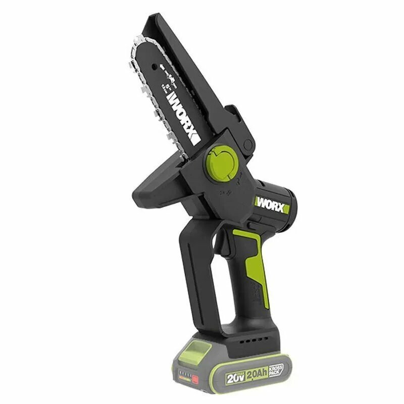 Пила аккумуляторная цепная WORX WD331 Электроинструменты, 20V, 5650 об/мин, Диаметр резки 12 см, Без аккумулятора и зарядного устройства