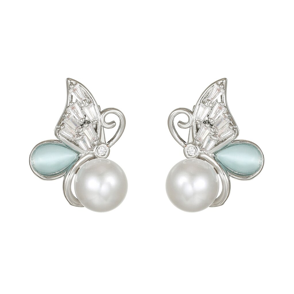 Упаковка из 2 Элегантных Зажимов для ушей в виде Бабочки Для наушников Freeclip1 / 2 С Очаровательной Пряжкой