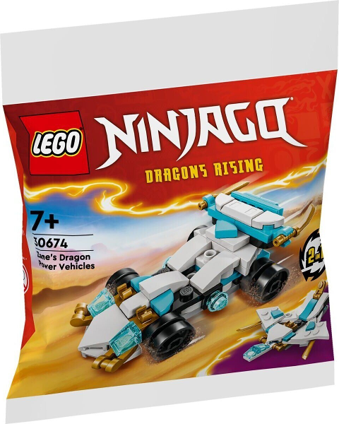 Lego 30674 NinjaGo Гоночная машина Кружитцу Силы Дракона Зейна