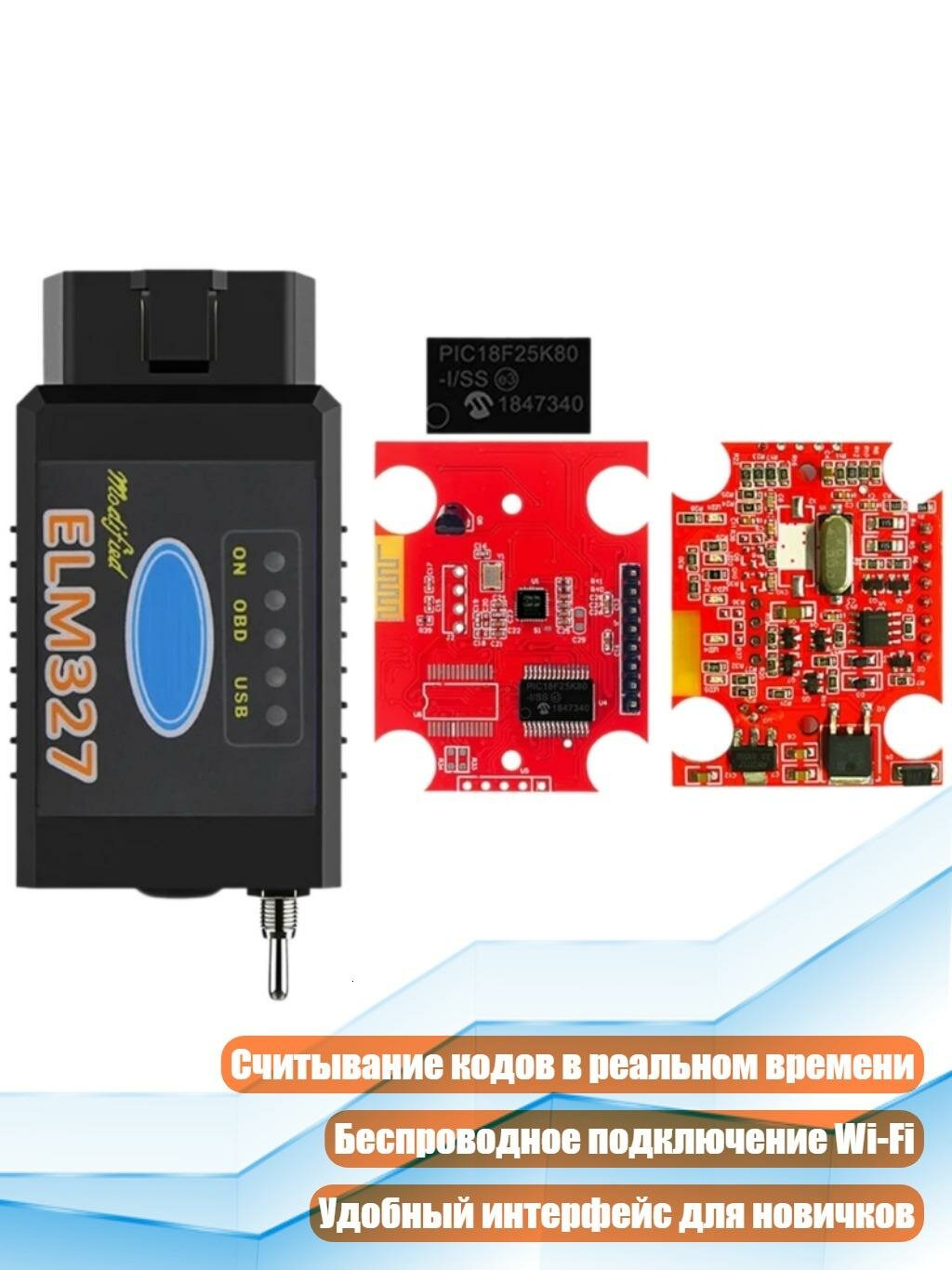 OBD2 диагностика с анализом данных двигателя, Версия Bluetooth