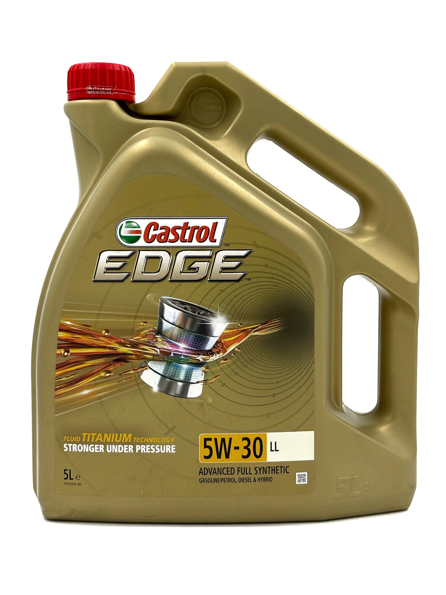 Масло моторное Castrol EDGE Titanium 5w-30 LL, синтетическое, 5 литров, старая канистра