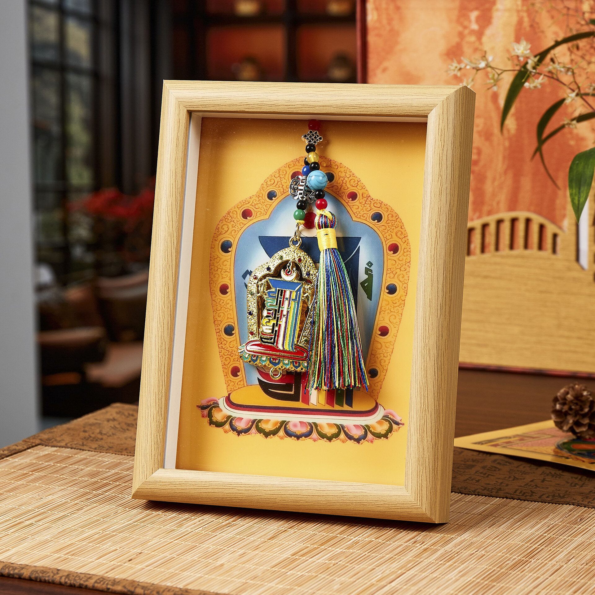 Горячая продажа SG Ваджра Мандала Непал Ручная роспись Тханка Декор для гостиной Входное украшение Тибетский Реджонг Маленькая Тханка