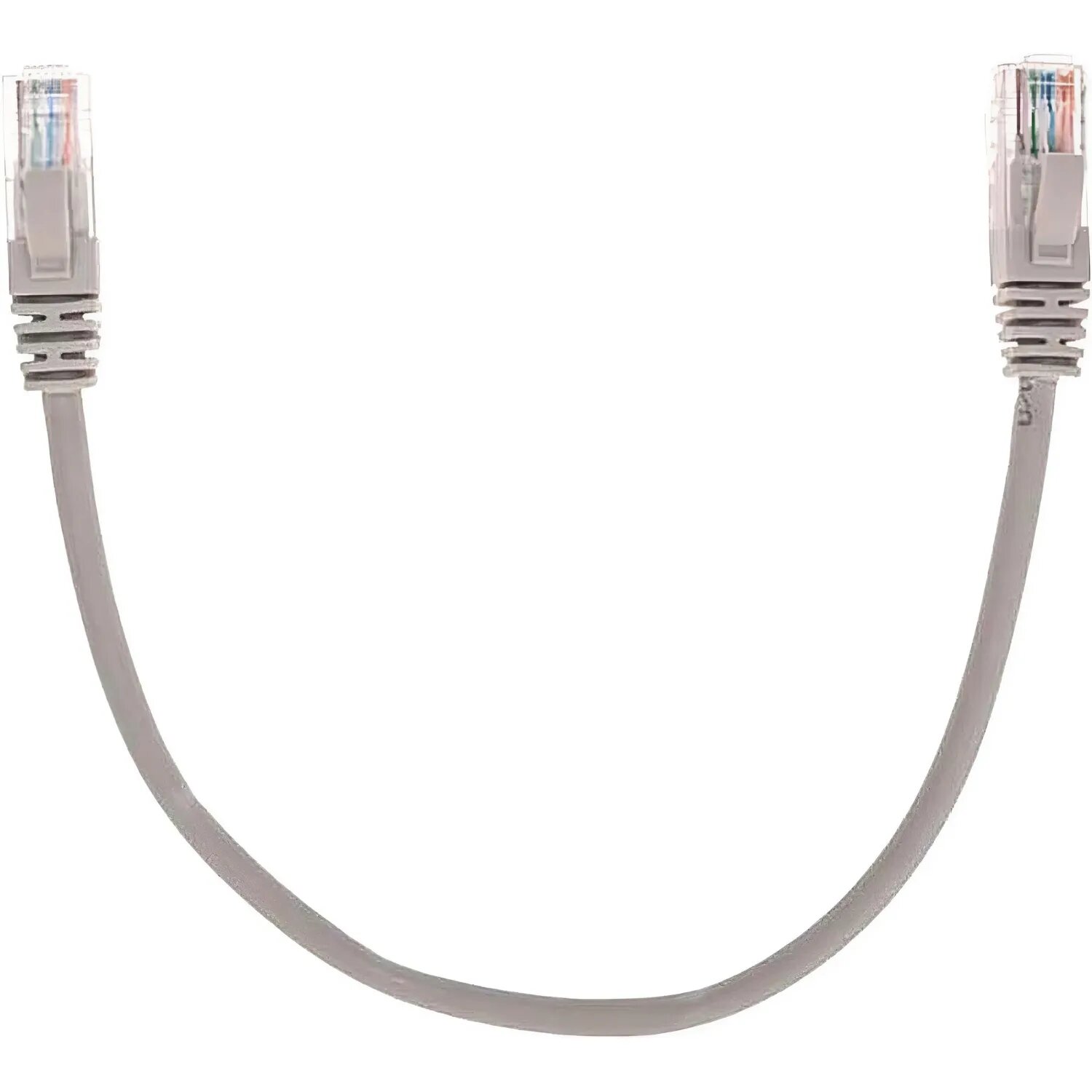 Патч-корд REXANT U/UTP, CAT 5e, 26AWG, LSZH, серый, 0.3м (02-0100-03)
