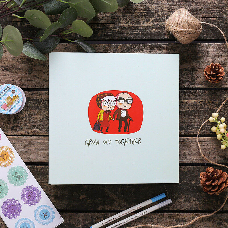 DIY Вставные страницы для записи 56inch фотоальбом Выпускной Семейная коллекция фотографий Ручная работа Книга Рост Пара Любовь Запись альбома