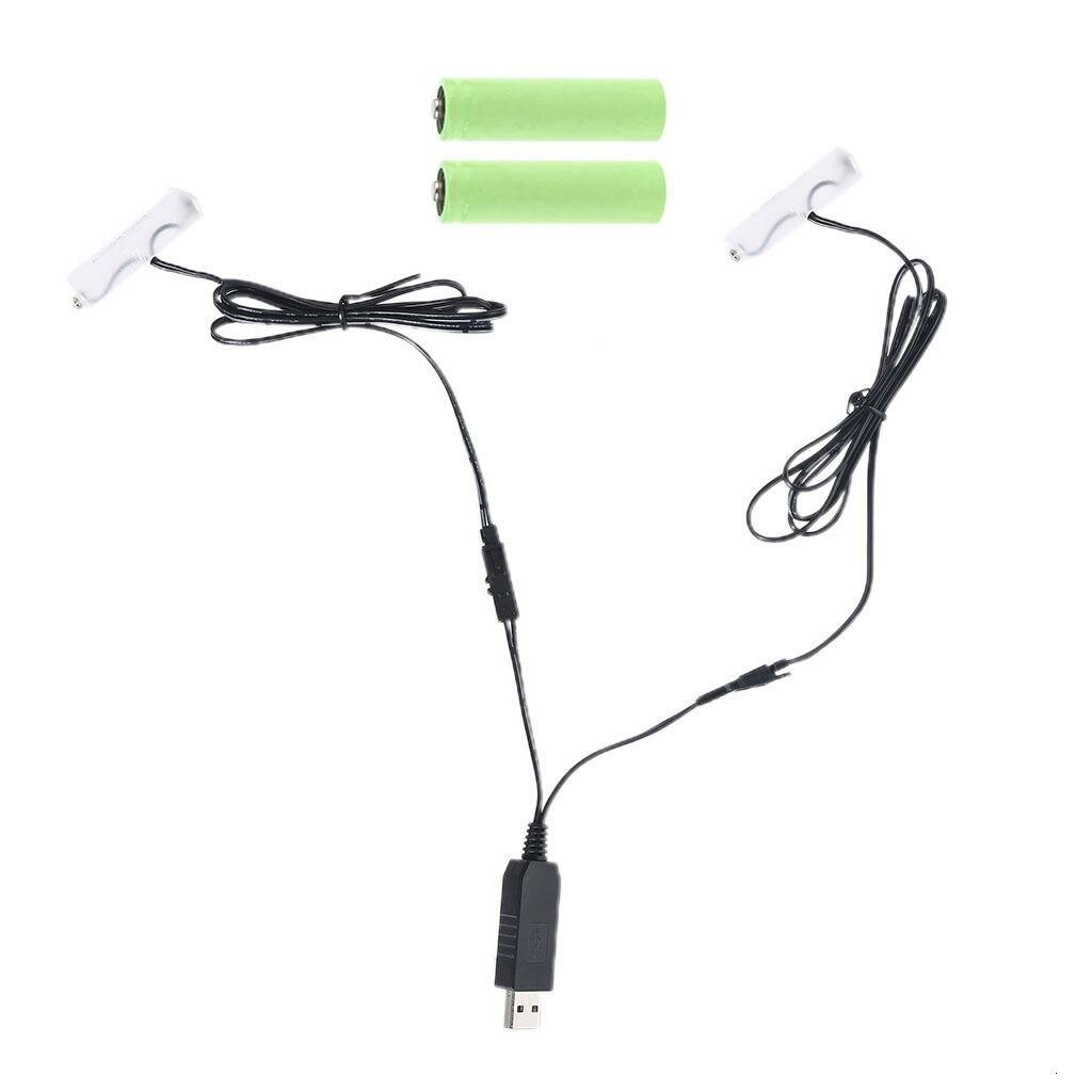 Кабель USB для радиоприемника, Game Boy, фонарей и рации с батарейками AA, Модели 3V