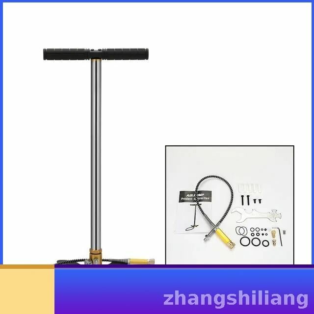 300bar 30mpa 4500psi Компрессор для винтовок 3-ступенчатый насос PCP, серебристый