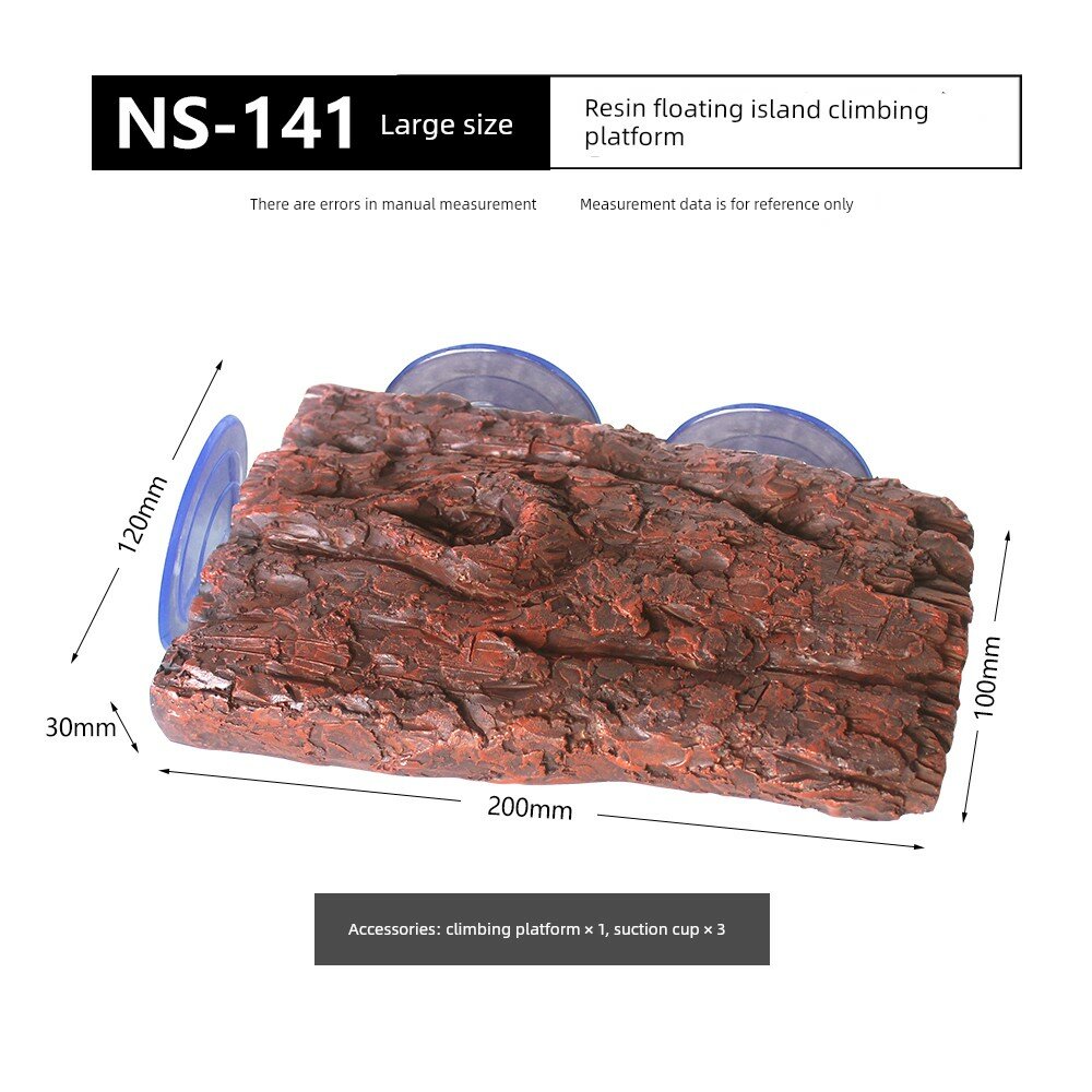 Большая платформа NS-141 для солнечного грея в аквариуме с плавающим островом - аксессуар для рептилий с высоким