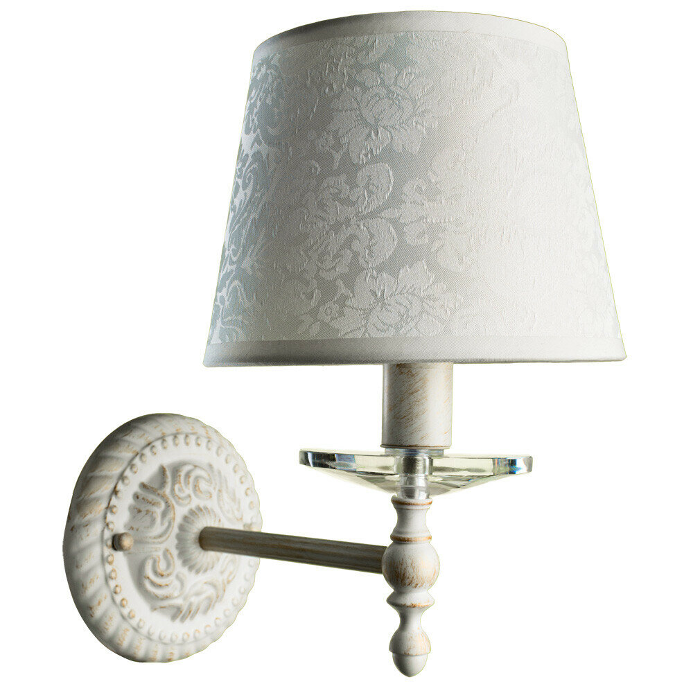Бра настенный Arte Lamp GRANNY A9566AP-1WG, E14, 40Вт, белый