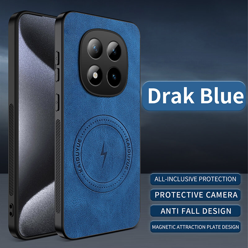 Чехол для Redmi Note 15 Pro 4G / Редми Ноут 15 Про 4Г Роскошная модная кожа, антиударный Защитная оболочка