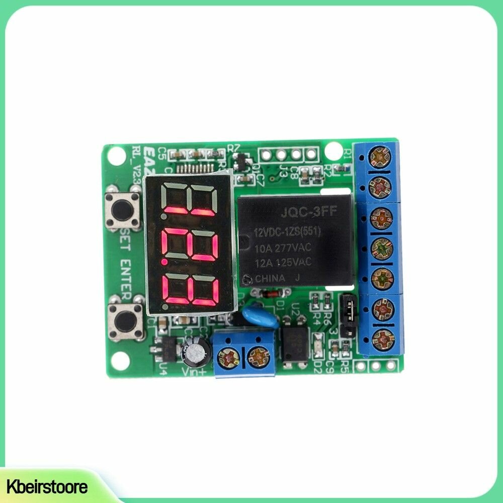 Модуль контроля напряжения 12В. Монитор заряда/разряда, релейный переключатель