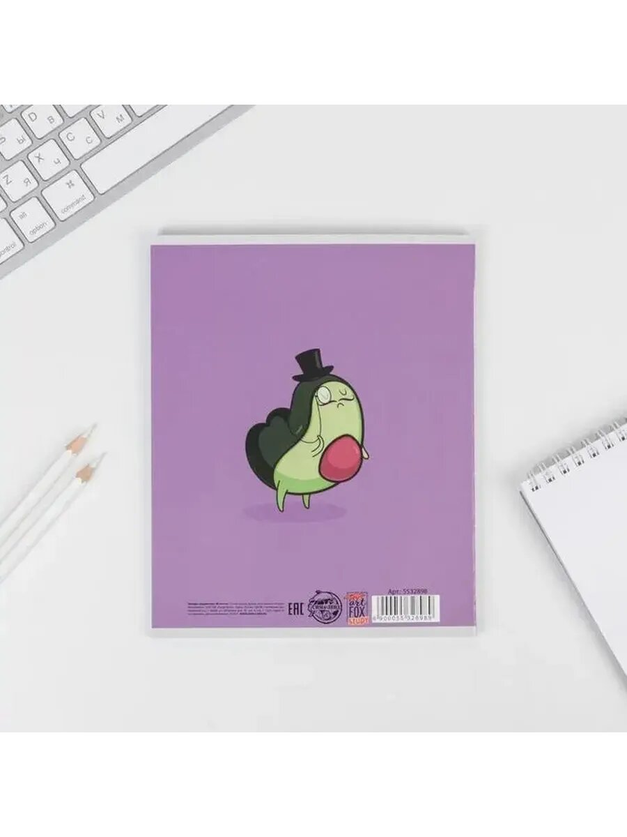 Тетрадь для учебы с персонажами, 48 листов