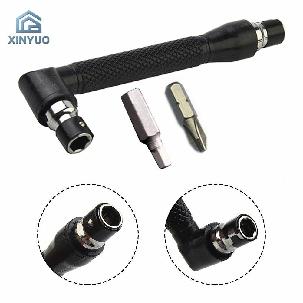 Отвертка-бита шестигранная типа L с двухсторонней ручкой, торцевой ключ 6,35 мм