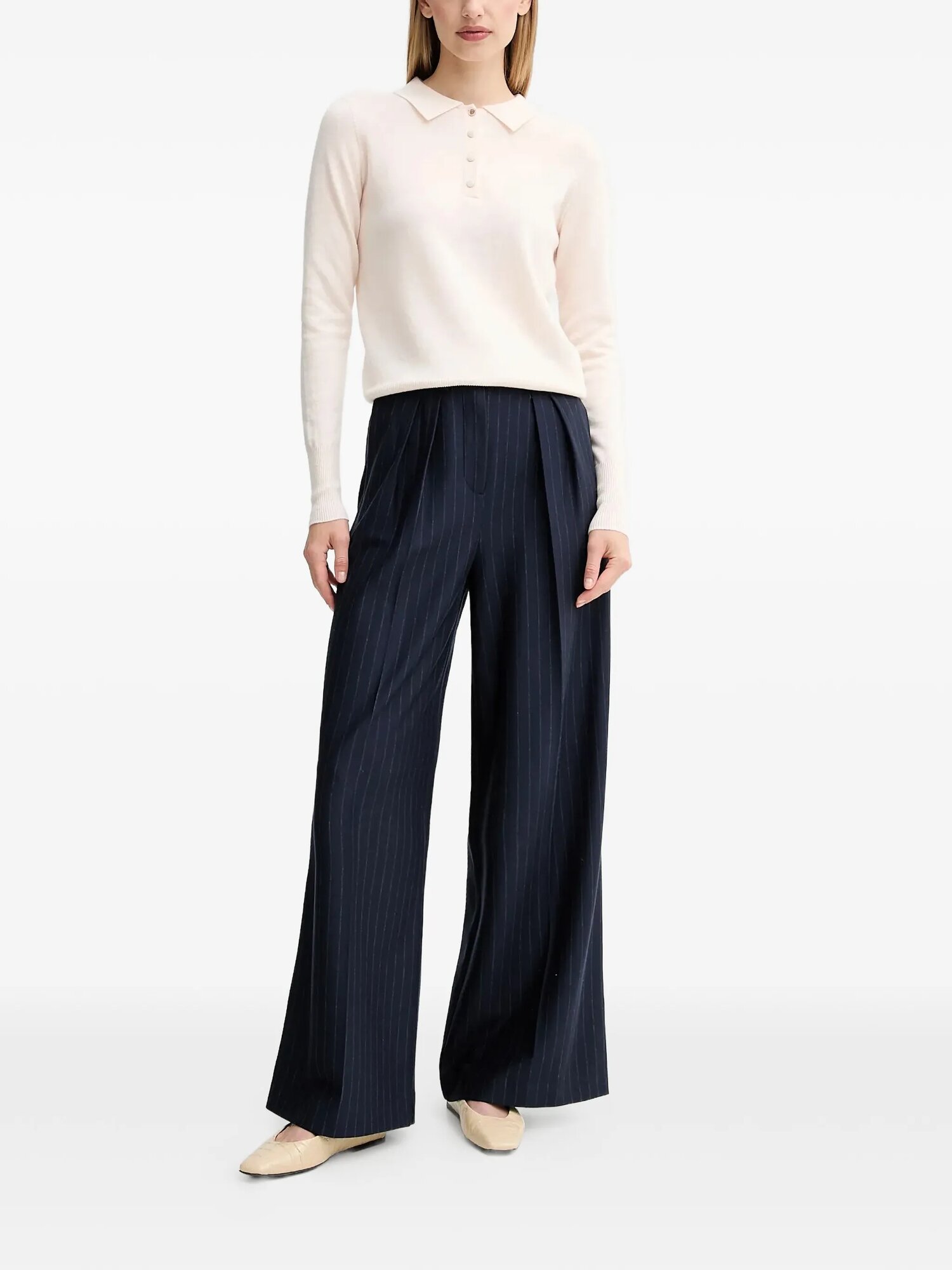 Рубашка Fracomina Button-placket polo top, размер 42 — фото 1