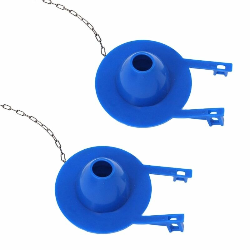 2 старомодные крышки, передний ключ для унитаза, аксессуары резервуара воды - 2-дюймовые синие крышки