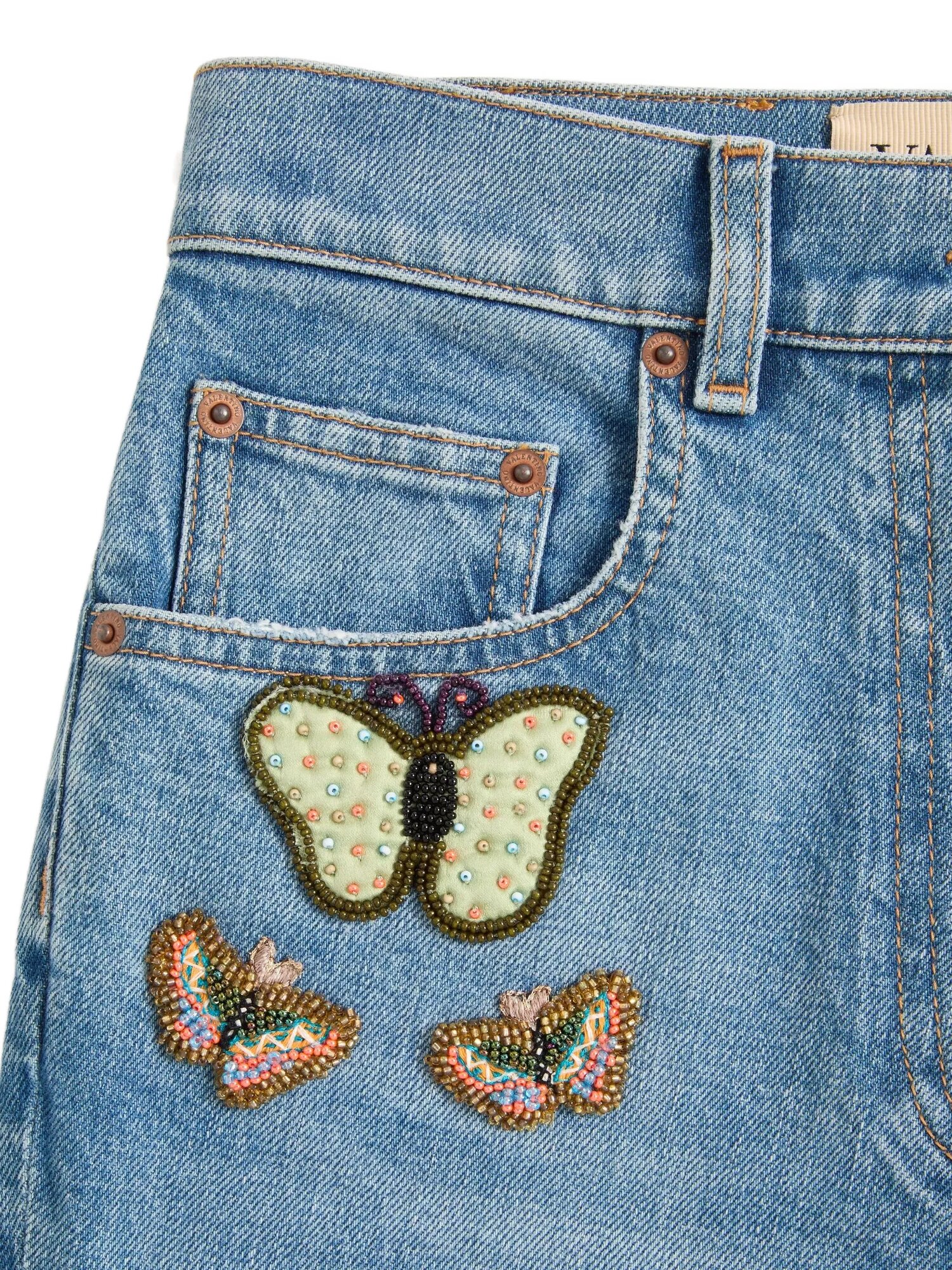 Джинсы Valentino Embroidered jeans, размер 38 — фото 1