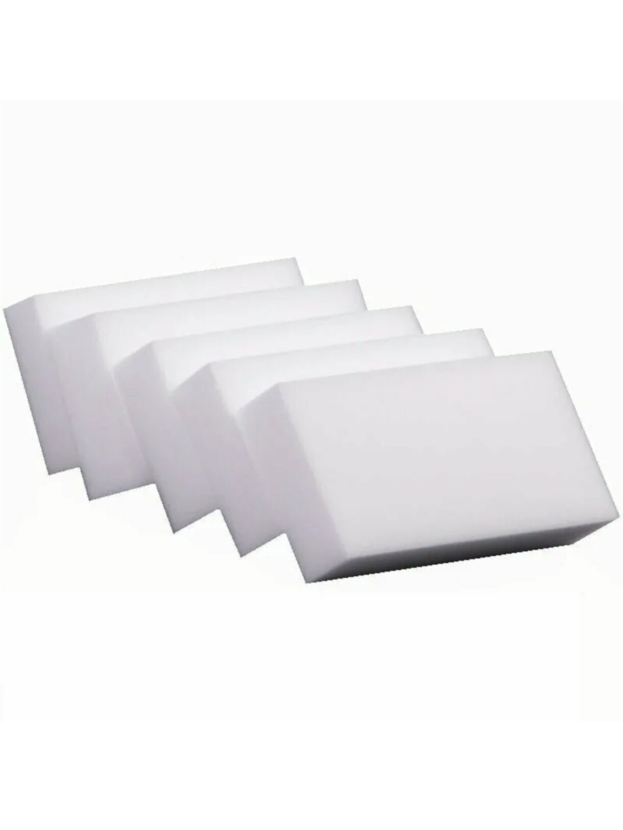 Меламиновые губки "Для дома", 5 шт, для чистки зеркал, стекол и пола