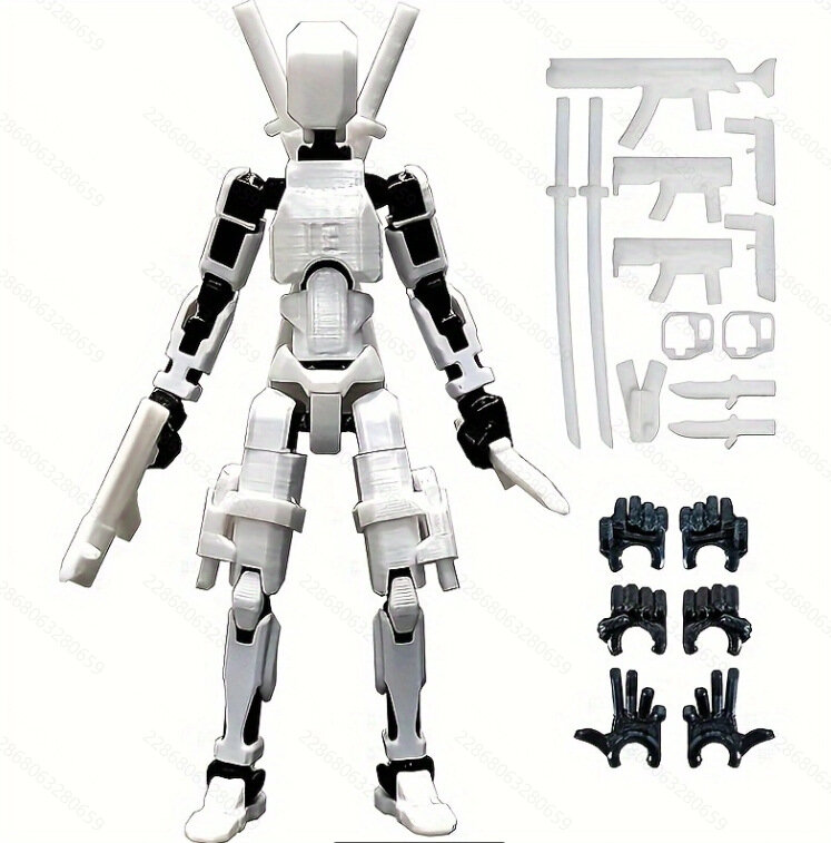 Кукла Lucky 13 с многосуставным механизмом, подвижная, 3D-печатная игрушка, 3-го поколения, DIY