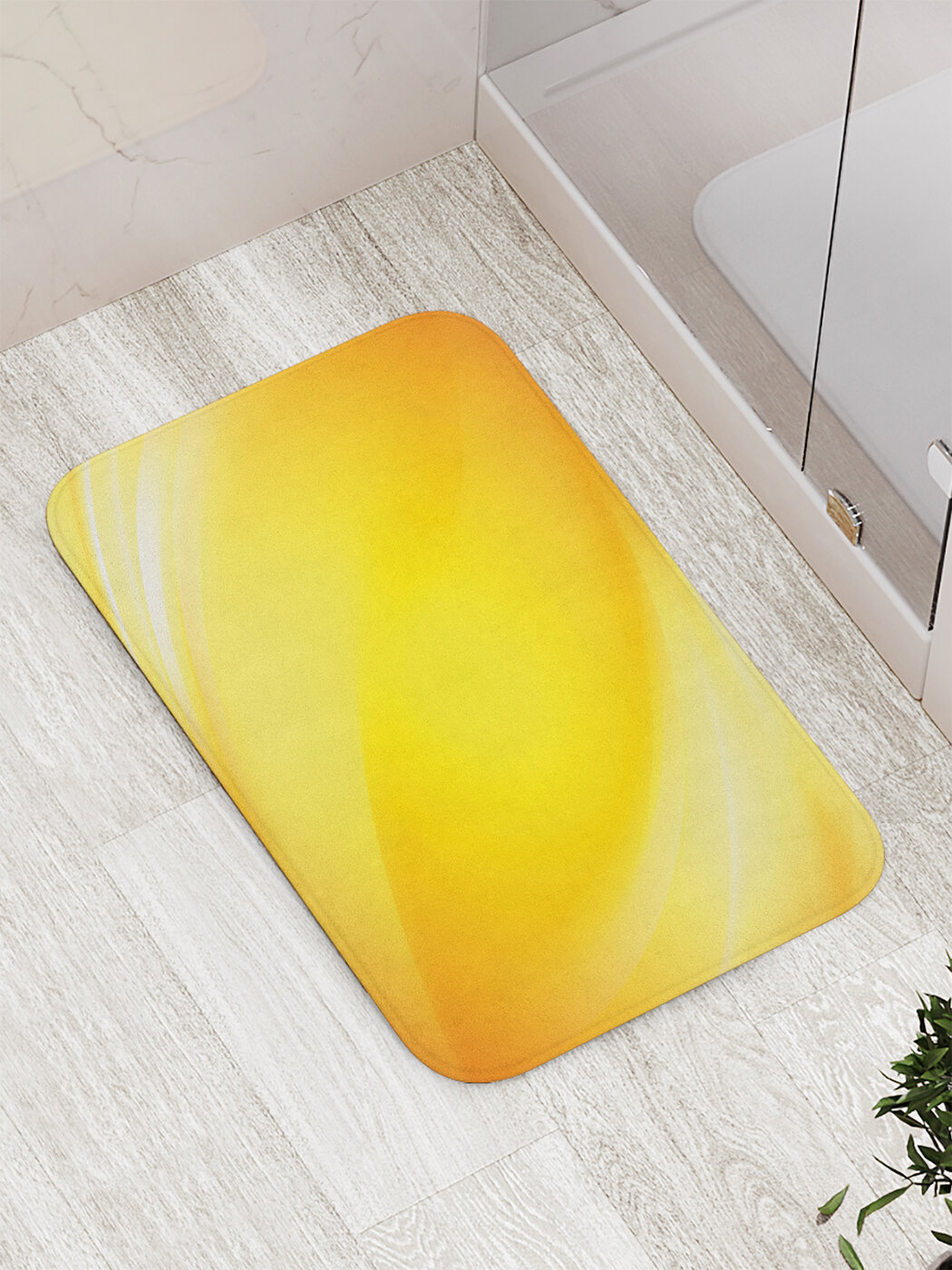 Коврик для ванной комнаты, туалета "Безграничная волна" противоскользящий, 52х77 см, JoyArty