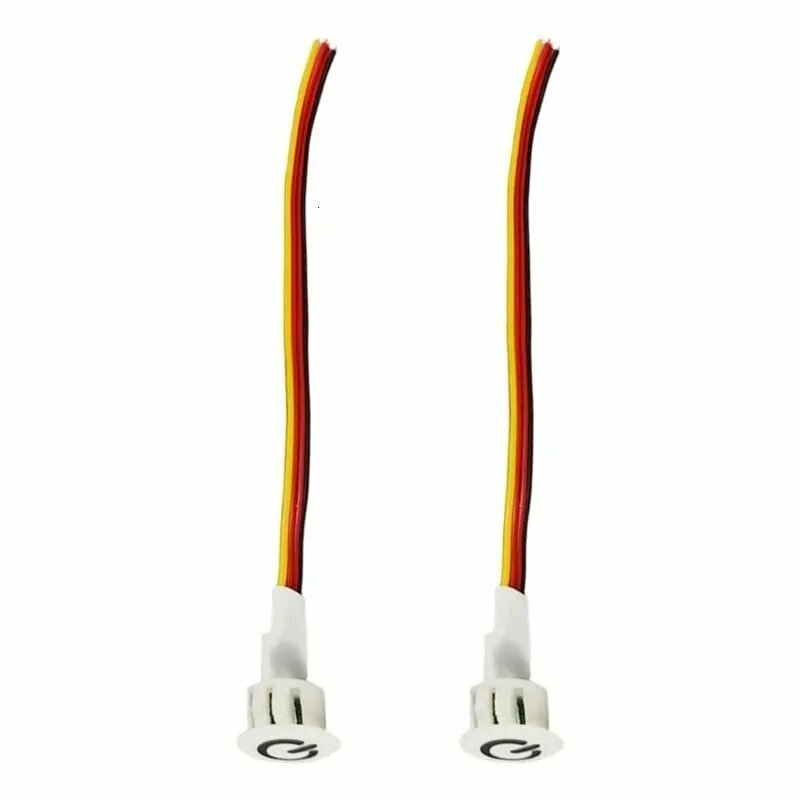 Невидимые сенсорные выключатели для LED, Белый - Открывающее отверстие 10 мм