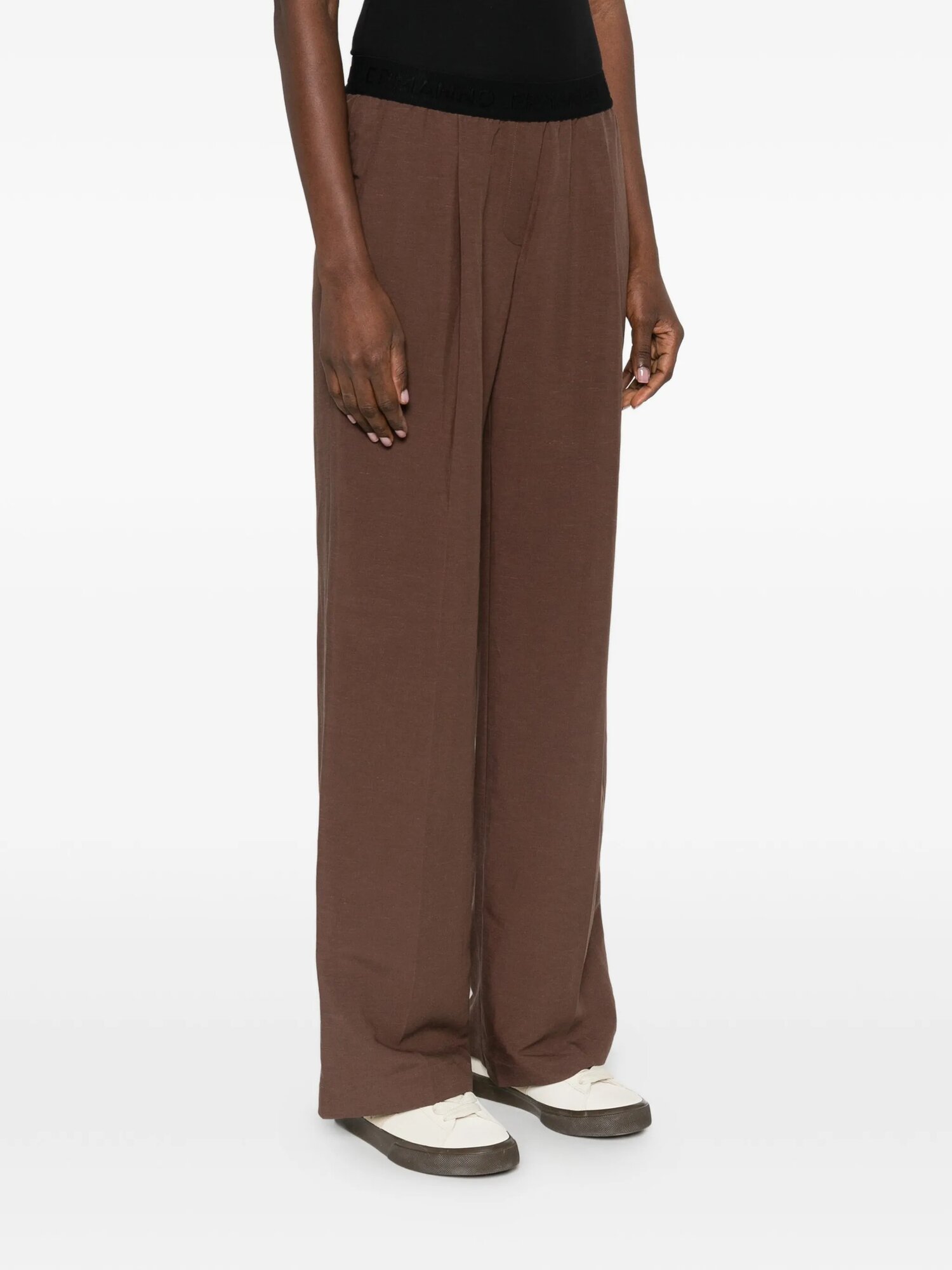 Брюки Ermanno Firenze Elasticated-waistband trousers, размер 46 — фото 1