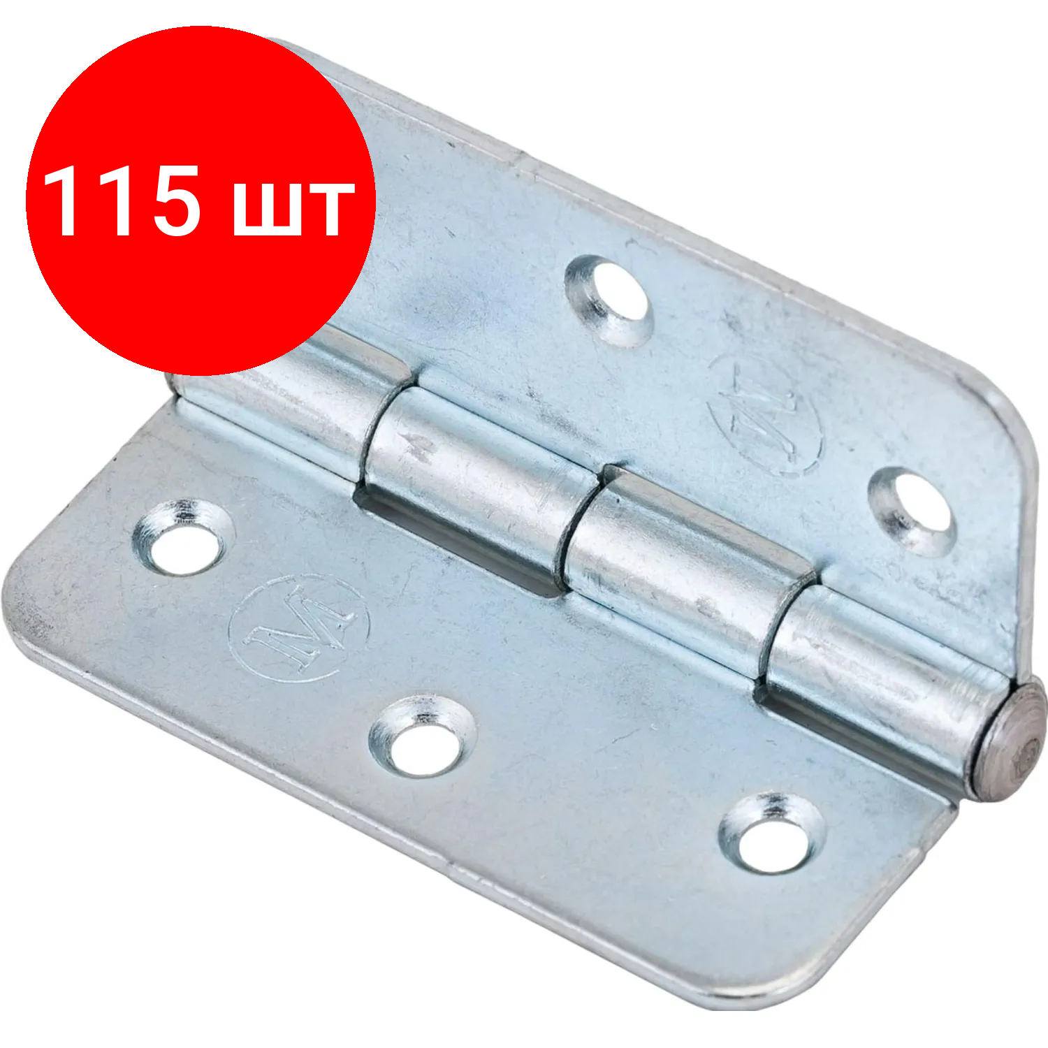 Комплект 115 штук, Петля УЗК Кунгур 51.4х60 ПН5-60 накладная 1.4мм б/ш (16400)