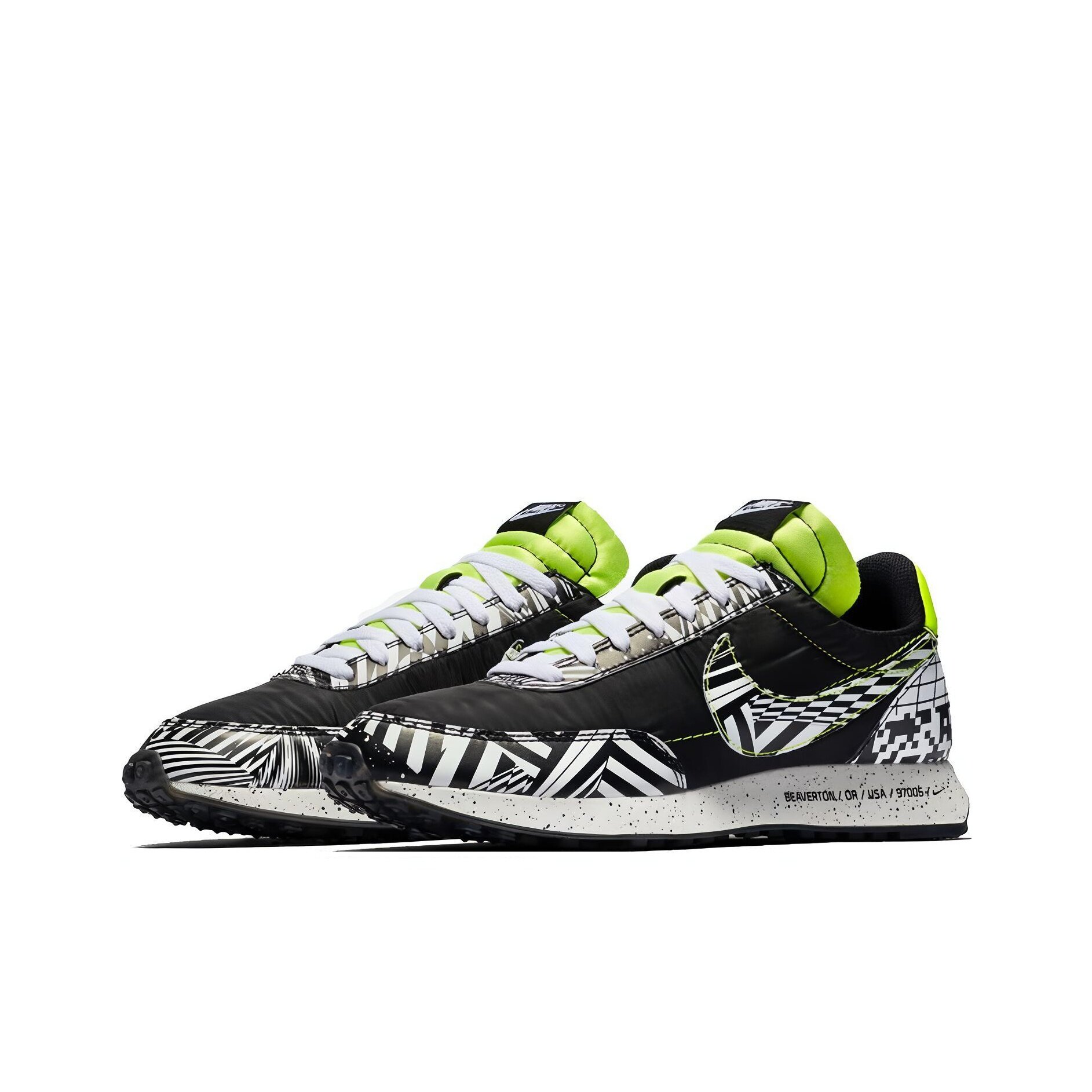 Кроссовки NIKE Air Tailwind, размер EU 42 стопа (26.5CM), черный — фото 1