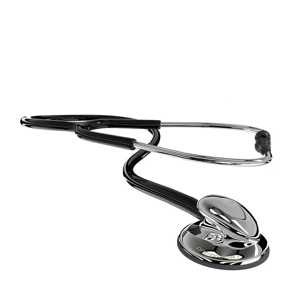 Караентные черные медицинские стетоскопы, универсальные профессиональные кардиологические двойные сердца плода, медицинское оборудование, здравоохранение