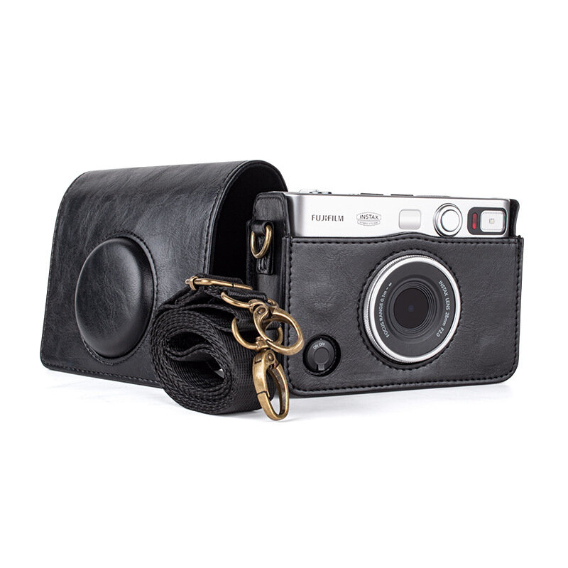 ⭐Подходит для сумки для камеры Fujifilm Instax Mini EVO, защитный чехол из PU для фотографии, портативная сумка для хранения в наличии⭐