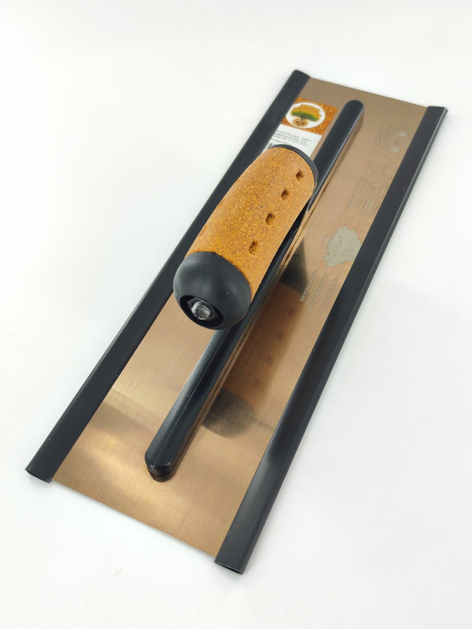 Кельма с ручкой пробка Olejnik Premium Gold Line Flex 1277356-MHK (0,65*356*120мм)