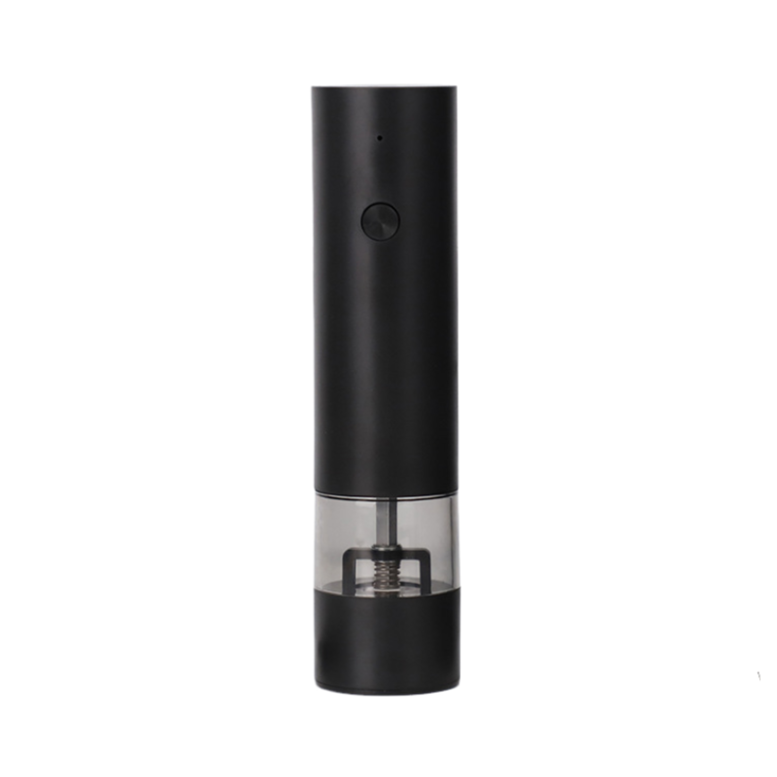 Электрический молоток для перца, черный молоток для черного перца и морской соли (черный одиночный пакет, USB-зарядка), материал ABS+PC+нержавеющая сталь+керамическое жерло, комплектация EG03U электромолоток+пыльник+кабель TYPE-C (30см)+руководство на