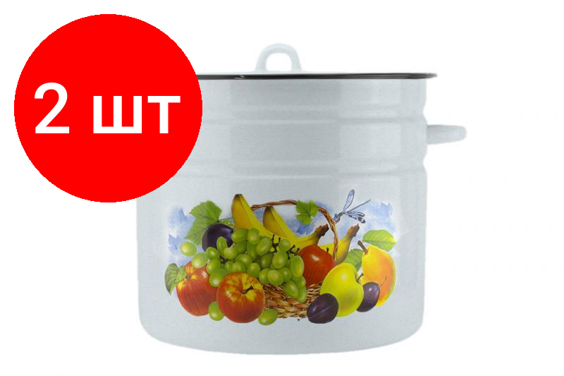 Комплект 2 шт, БАК эмаль 24Л серо-голубой рябчик РИС В ассорт магнитогорск