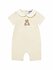 Комбинезон  MOSCHINO Teddy-print collared romper, размер 67, разноцветный