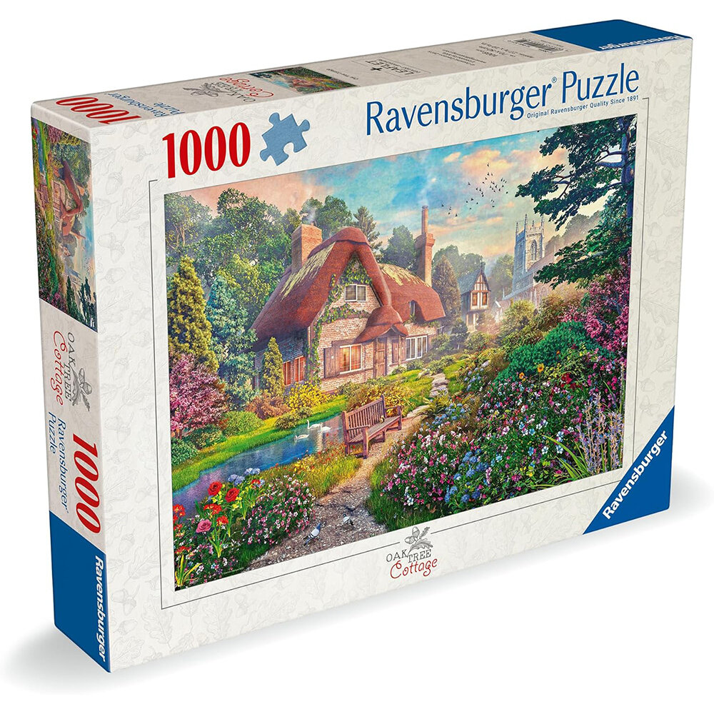 Пазл Ravensburger 1000 Дубовый коттедж, арт.01571, классический