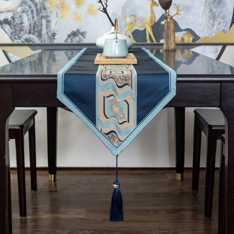 Новый китайский стиль легкой роскоши, флаг для обеденного стола, флаг для гостиной, кофейный столик, модель для декора комнаты, флаг для телевизионного шкафа, флаг для бокового столика, дропшиппинг