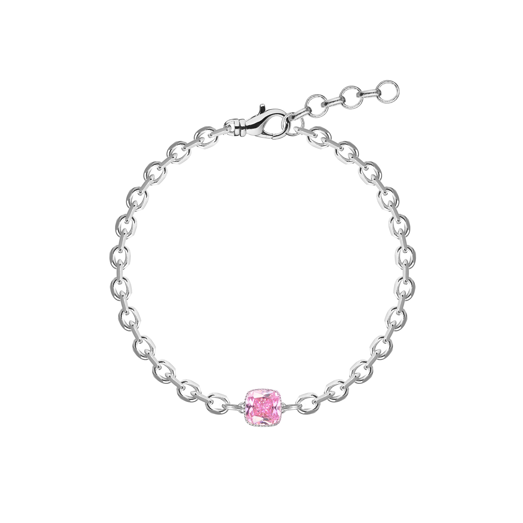 Браслет-цепочка, циркон