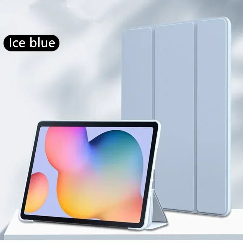 Чехол для Samsung Galaxy Tab S6 lite 10,4 дюйма, складной силиконовый мягкий магнитный кожаный смарт-чехол для планшета s6 lite SM-P625 P613 P610