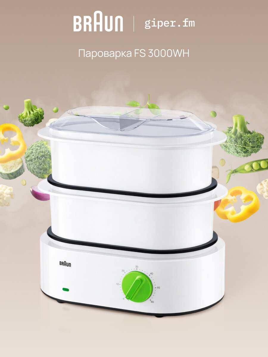 Пароварка Braun FS3000