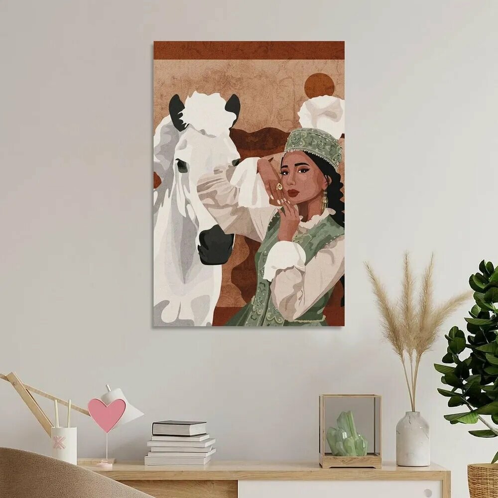 Картина "Печать струй", 40х30 см