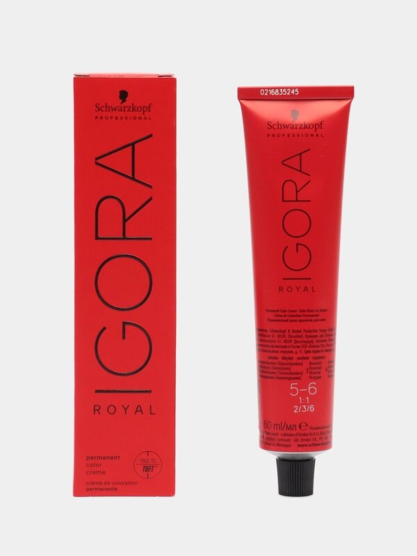 Schwarzkopf Professional Igora Royal Краска 5-6 Светлый коричневый шоколадный 60мл